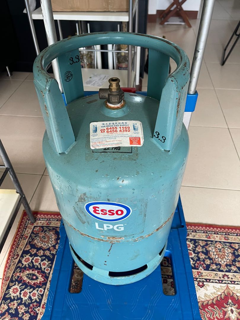 LGP gas half tank, Furniture & Home Living, Kitchenware & Tableware ...