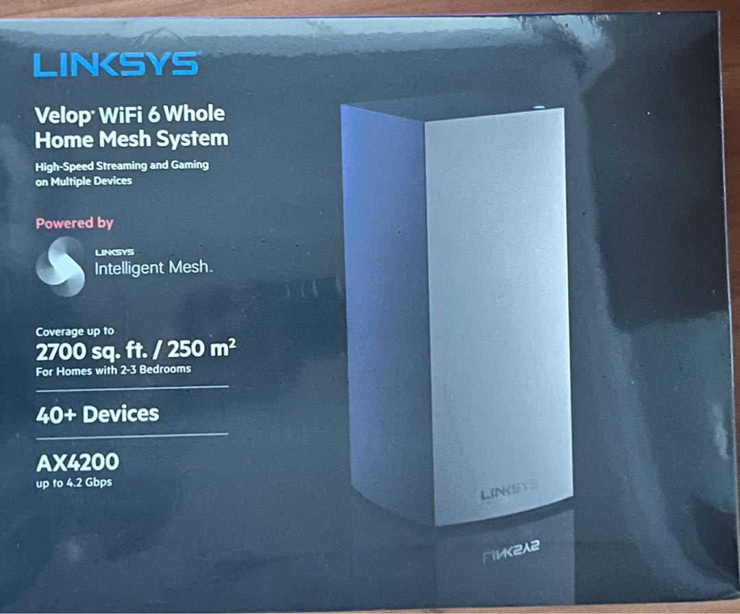 Linksys Velop AX4200 Wifi 6 Mesh System, TV & Home Appliances, TV & Entertainment, Entertainment ...