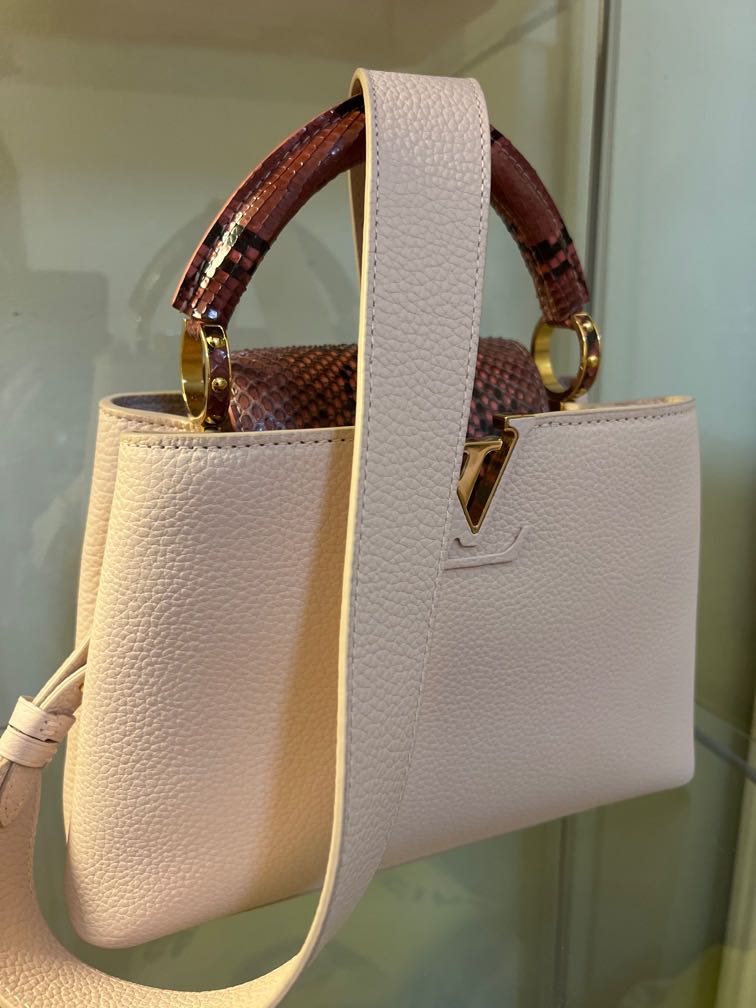 Louis vuitton python capucine BB limited edition, Women's Fashion, Bags ...