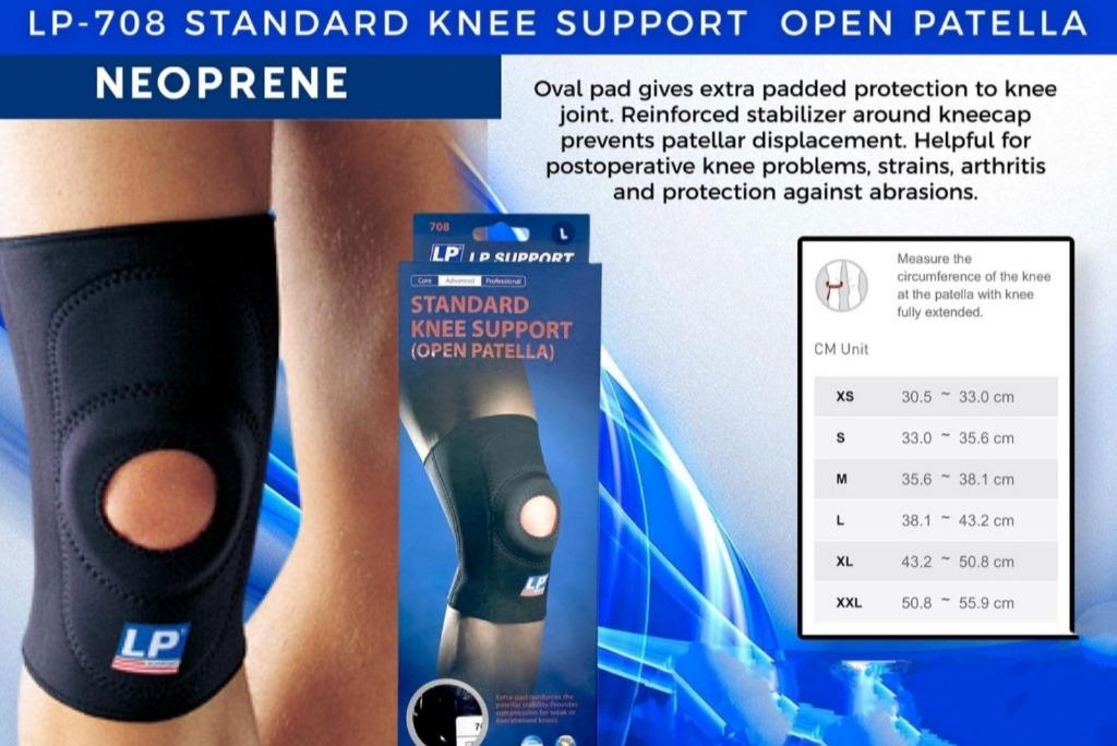 LP- 708 standard knee support open patella, Sports Equipment, Other ...