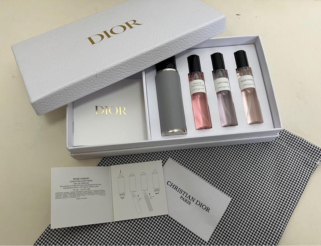 Maison Dior Perfume EDP 15ml x 3, Travel Spray Case, Beauty & Personal ...