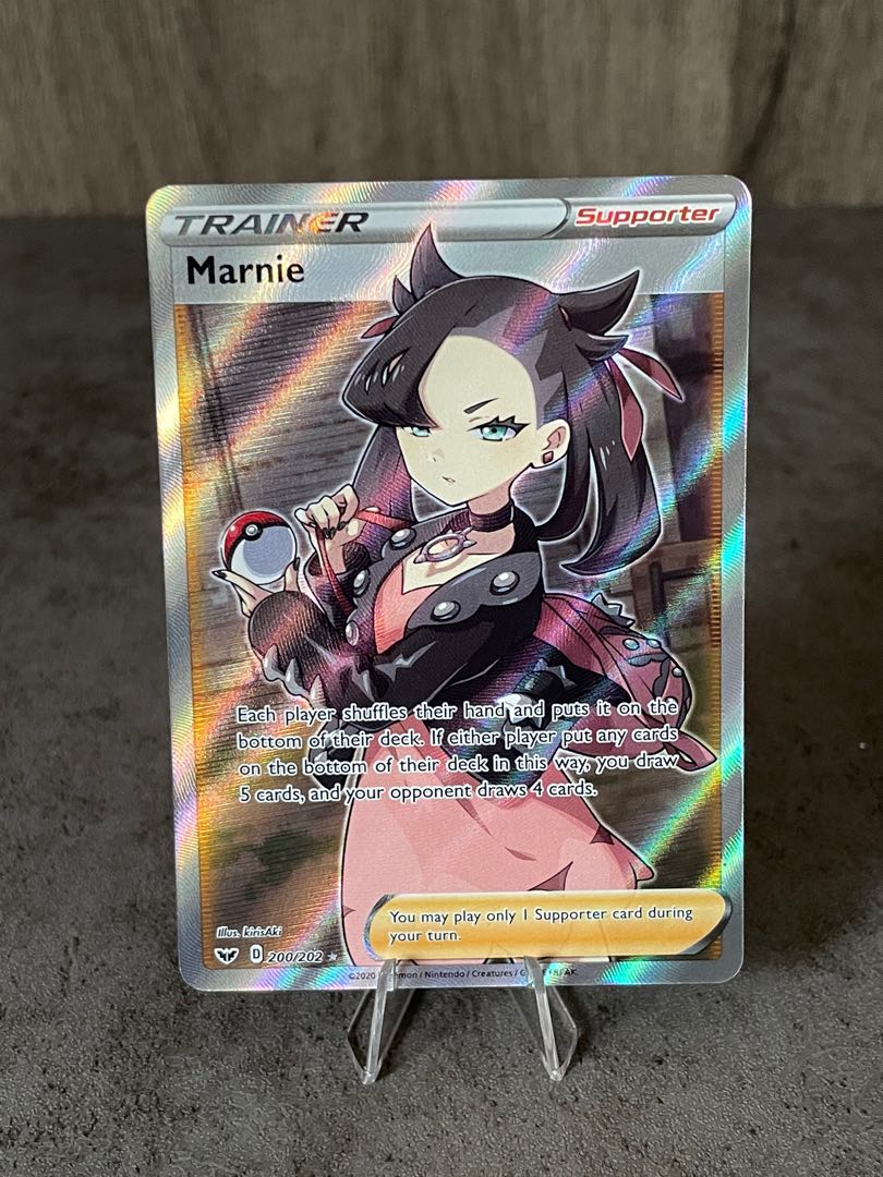 Marnie Full Art secret rare, Hobbies & Toys, Toys & Games on Carousell