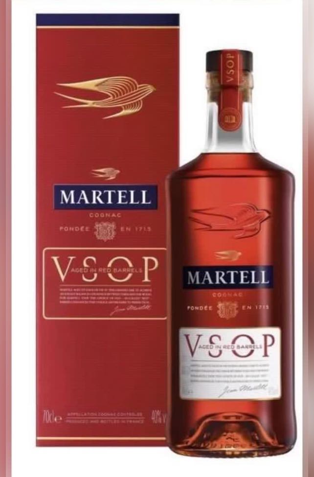 Martel Vsop 700ml -pernod ricard, Food & Drinks, Alcoholic Beverages on ...