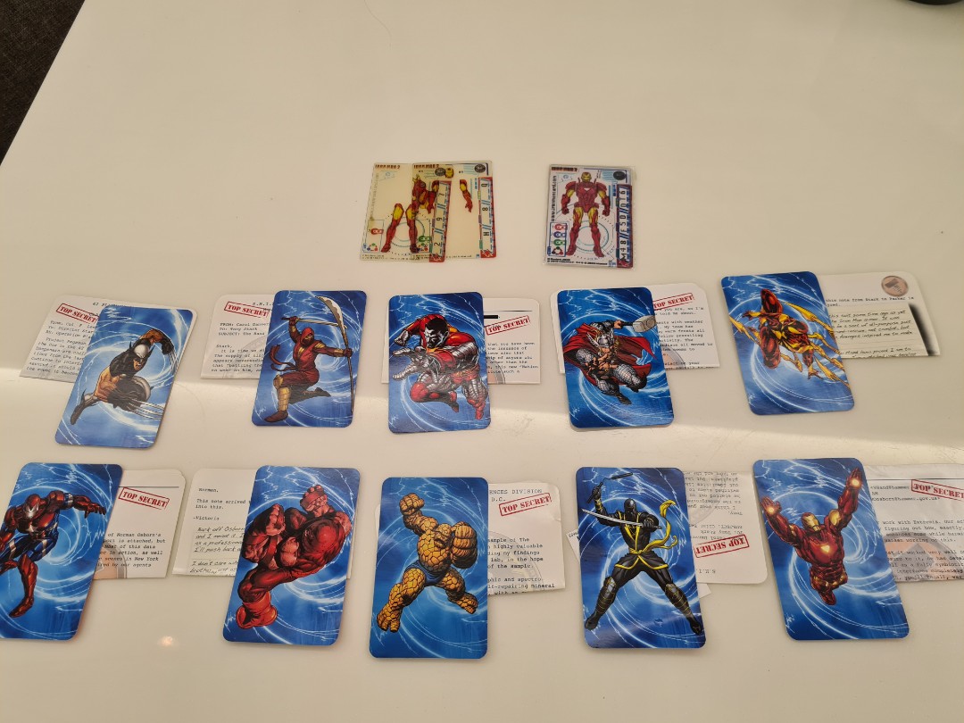 Marvel universe character profile cards, Hobbies & Toys, Toys & Games ...
