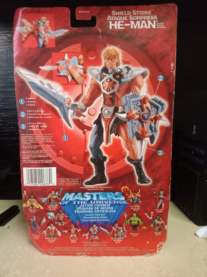 Master of the universe He-Man shield strike, Hobbies & Toys, Toys ...