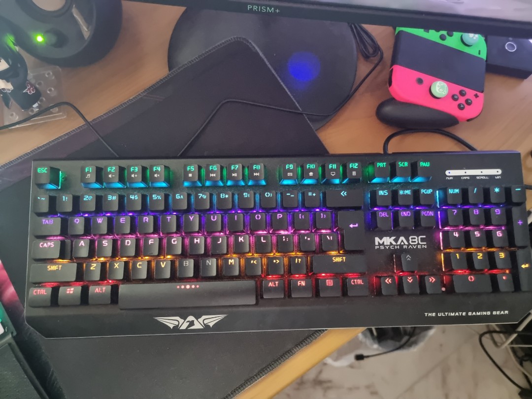 Mechanical Keyboard: Armageddon MKA-8C Psych Raven, Computers & Tech ...
