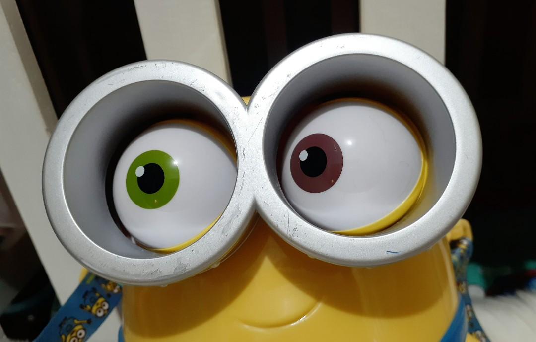 Minion Bob & Tim Popcorn Bucket, Hobbies & Toys, Toys & Games on Carousell