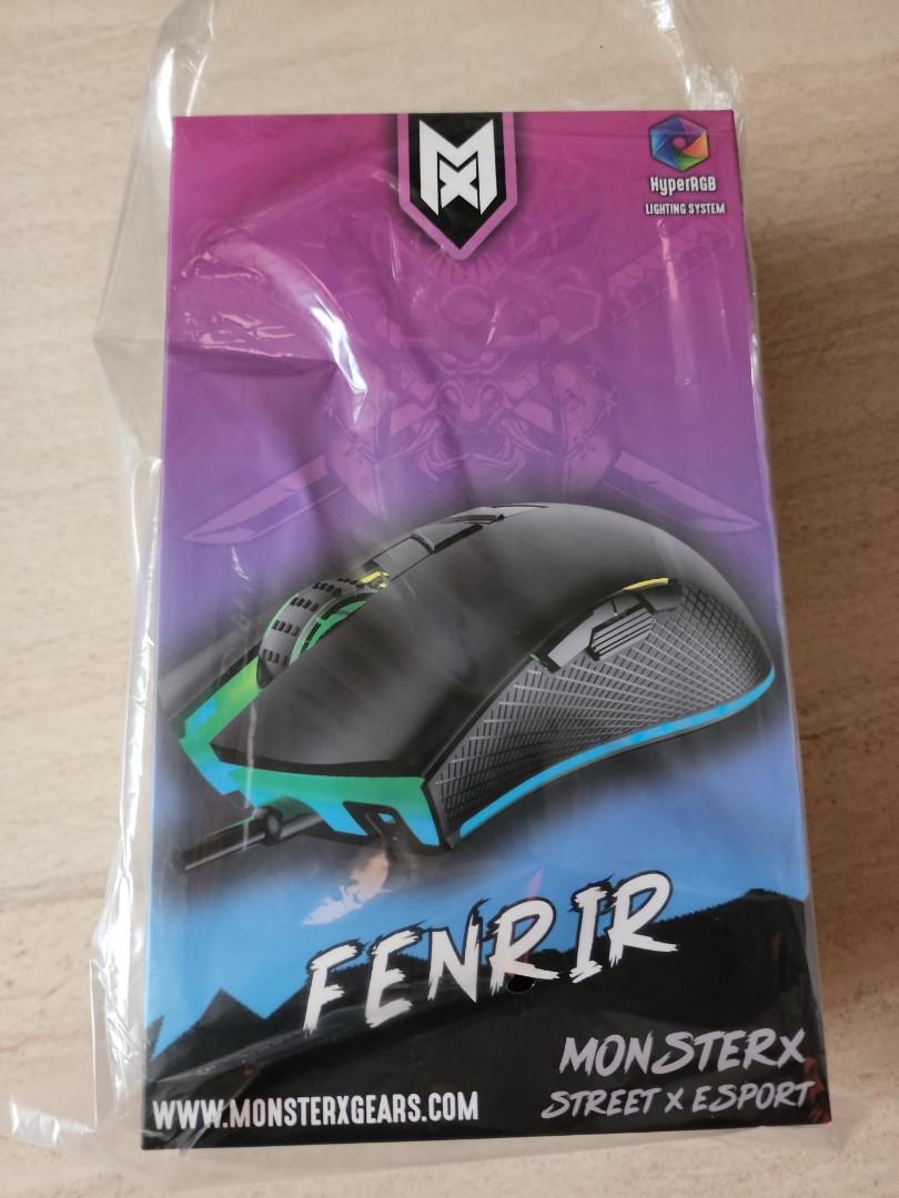 BNIB Monster Fenrir Mouse, Computers & Tech, Parts & Accessories, Mouse ...