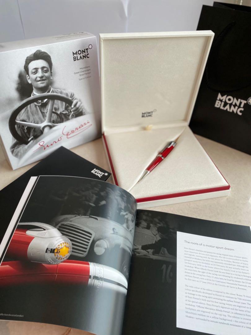 Mont Blanc Ferrari Special Edition Ballpoint Pen with receipt, Luxury ...