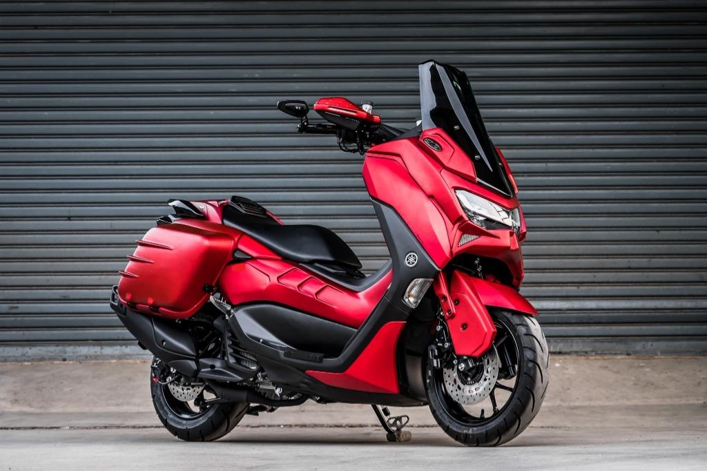 Moto Sammy Singapore Yamaha NMAX 155 2020 2021 2022 Complete Candy Red ...