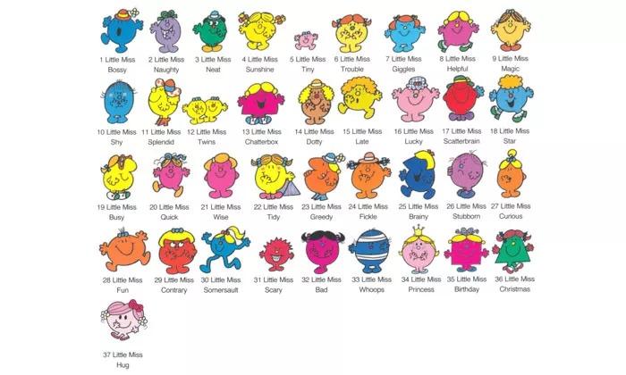 MR MEN: LITTLE MISS - Complete Collection 37 book box set. Kids gift ...