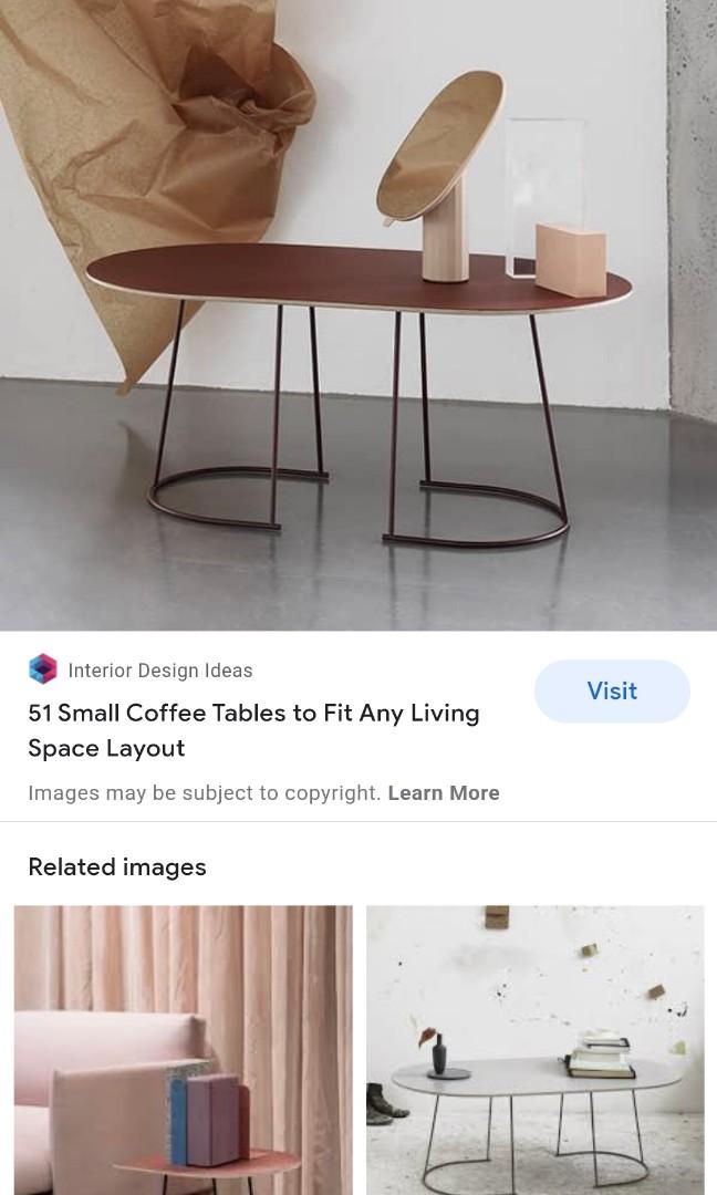 Muuto airy coffee table large, Furniture & Home Living, Furniture ...