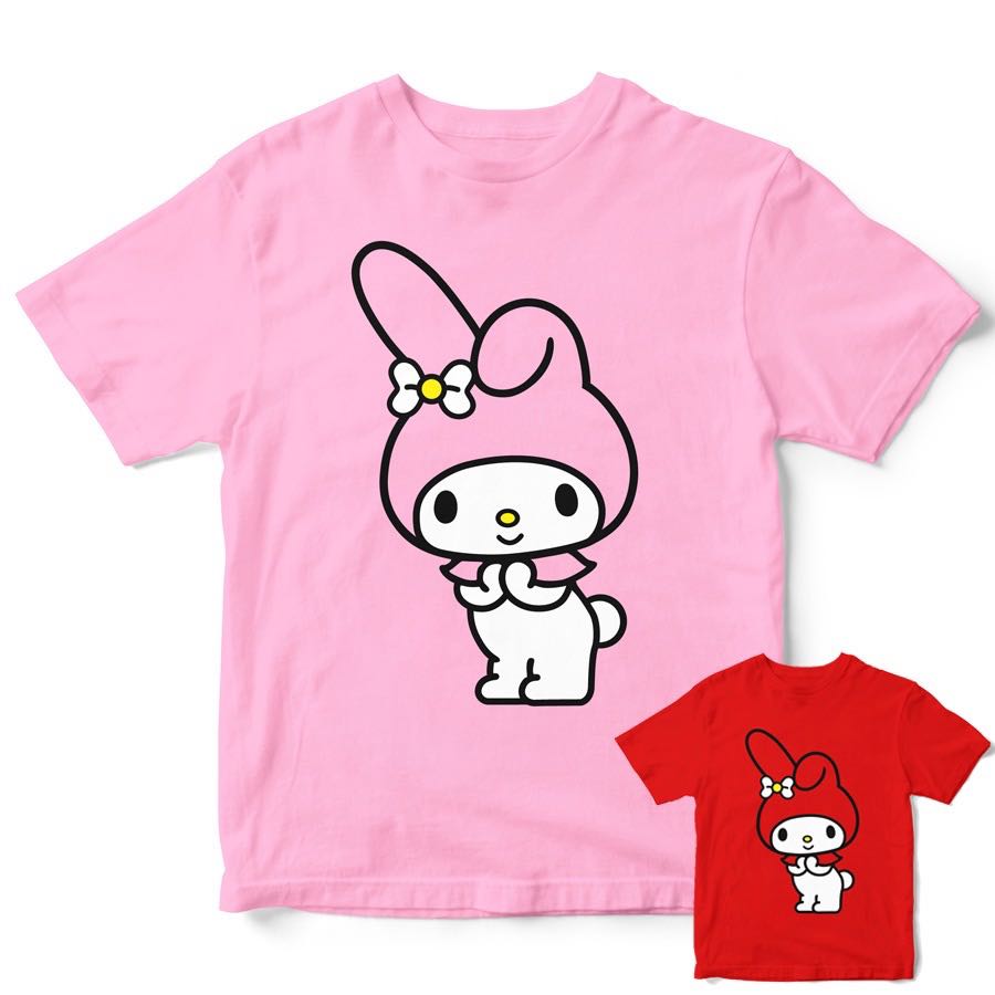 [PREORDER] My Melody Cartoon Character Kids / Couple / Family T-shirt ...