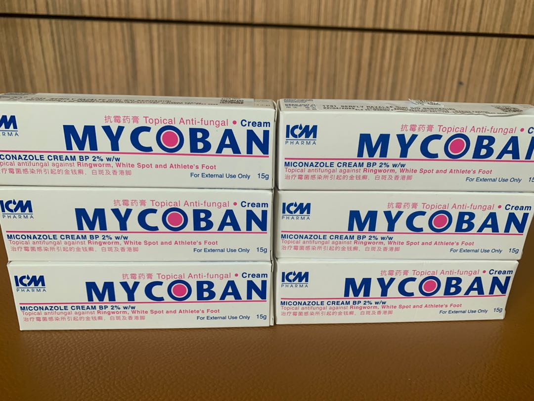 MYCOBAN Miconazole Cream BP 2%, Health & Nutrition, Medical Supplies ...