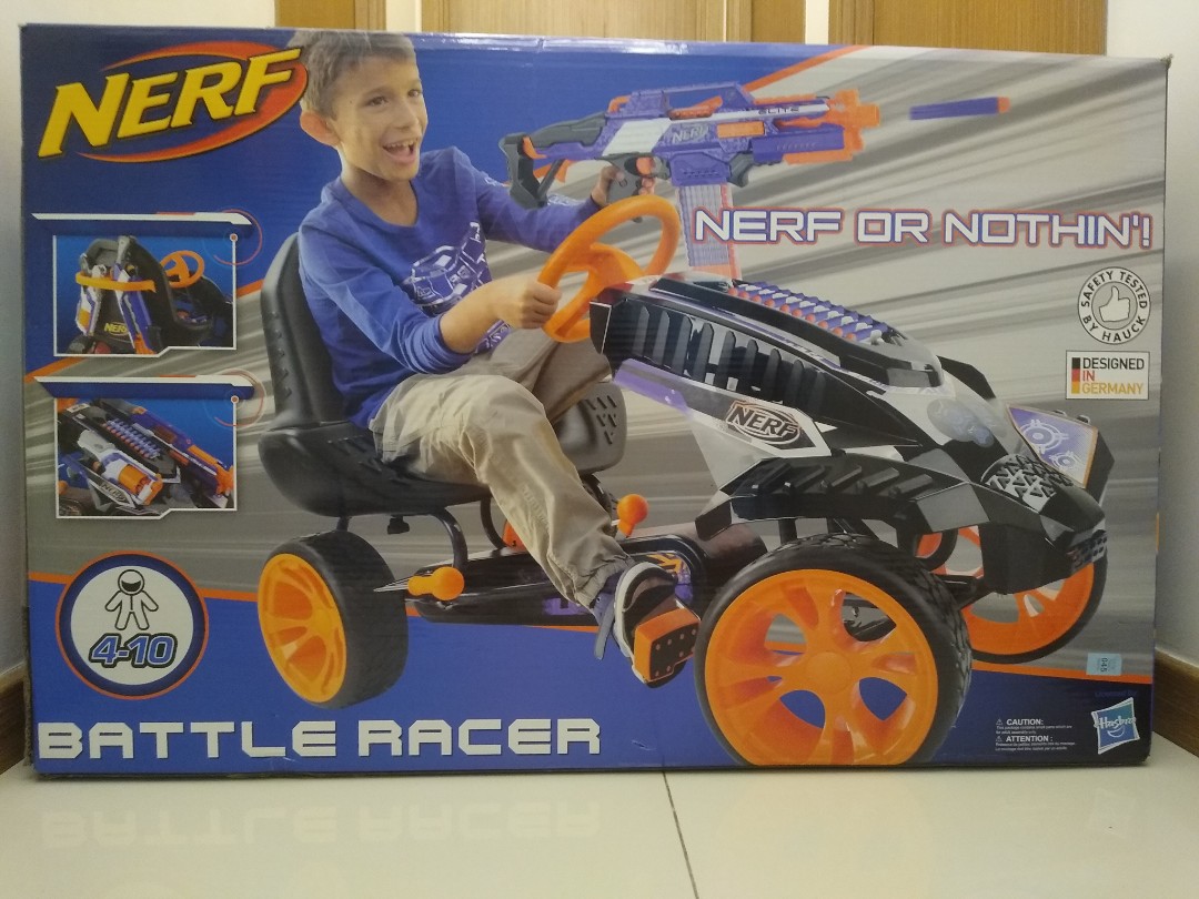 NERF Battle racer Kart car, Hobbies & Toys, Toys & Games on Carousell