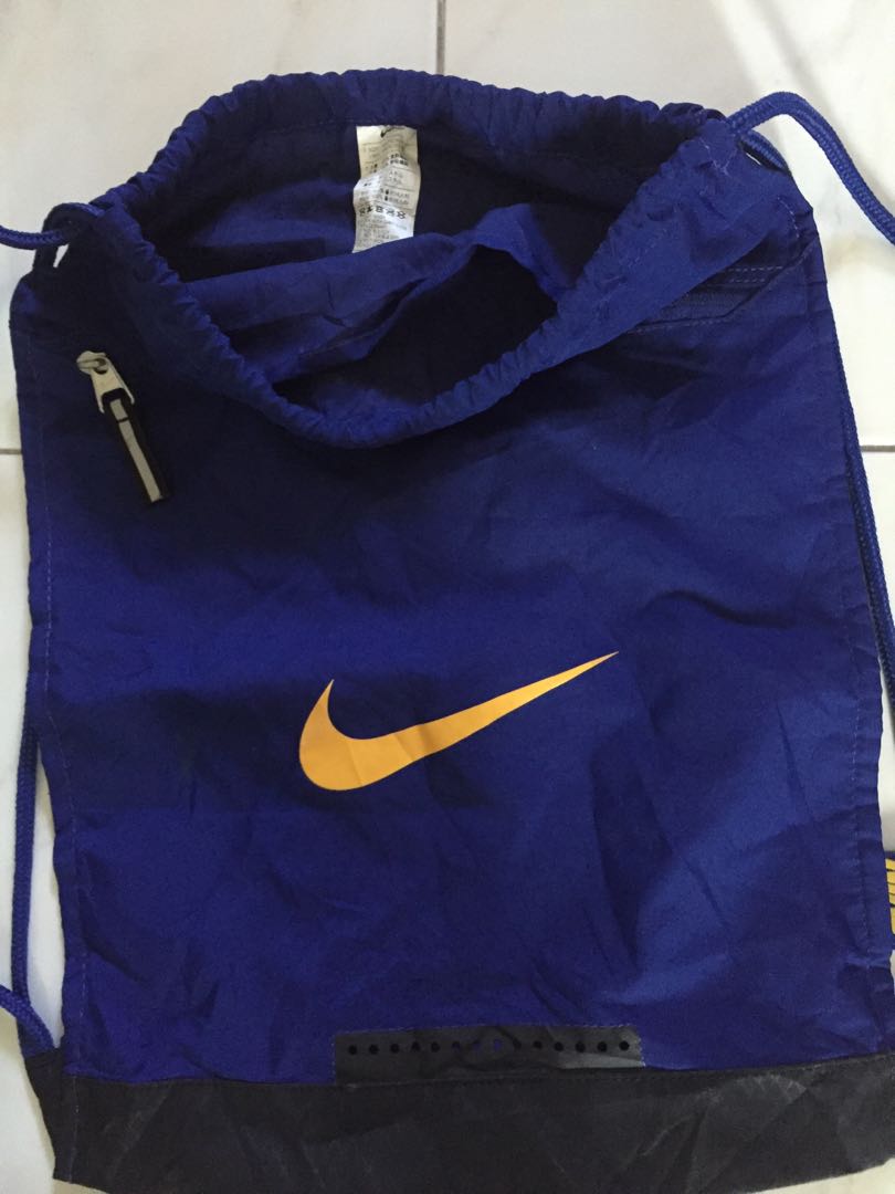 nike string bag, Men's Fashion, Bags, Backpacks on Carousell