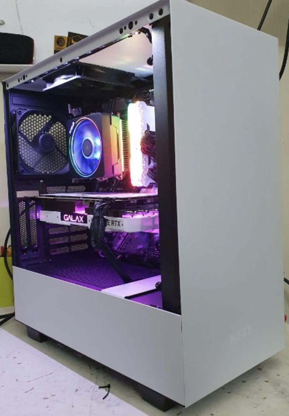 NZXT H510 White Premium Compact Mid-Tower Computer Case with Tempered ...