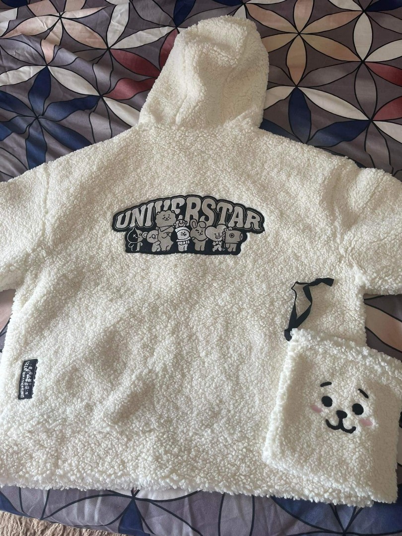 Official BT21 Fleece Jacket, Women's Fashion, Coats, Jackets and ...