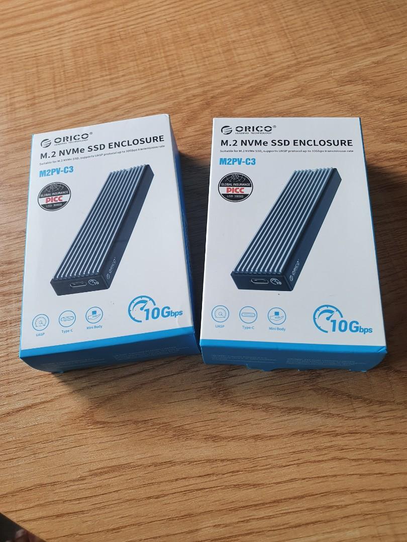 Orico M.2 NVMe SSD Enclosure/SSD Reader, Computers & Tech, Laptops ...