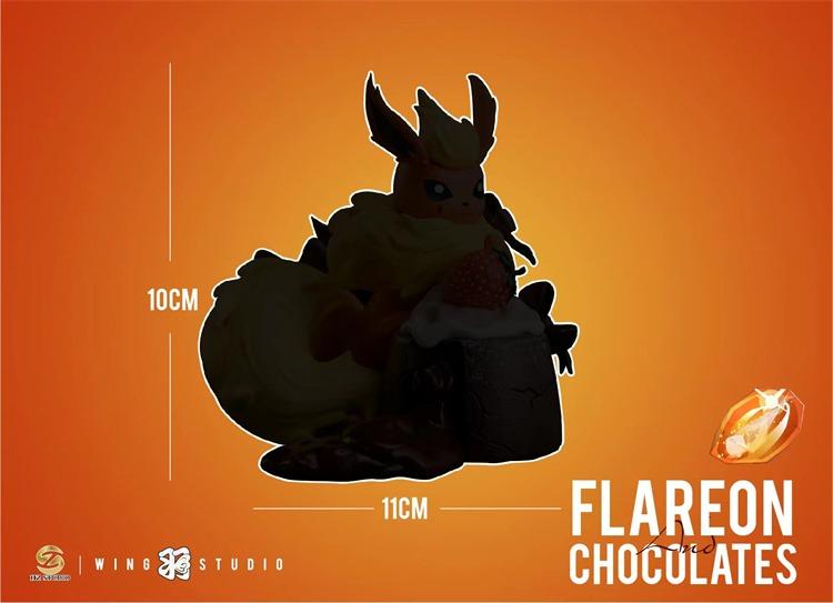 [PO] HZ Studio - Pokemon Desserts Series Chocolate Flareon - Statues GK ...