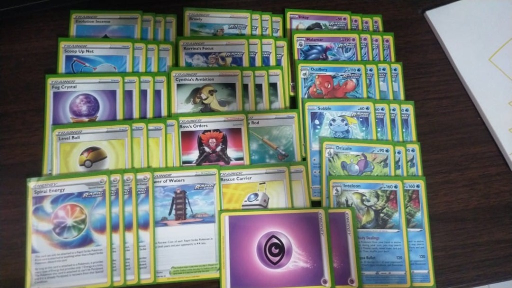 Pokemon TCG Rapid Strike Malamar Deck, Hobbies & Toys, Toys & Games on ...
