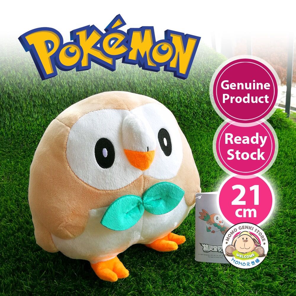 Pokémon Rowlet Plushie, Hobbies & Toys, Toys & Games on Carousell