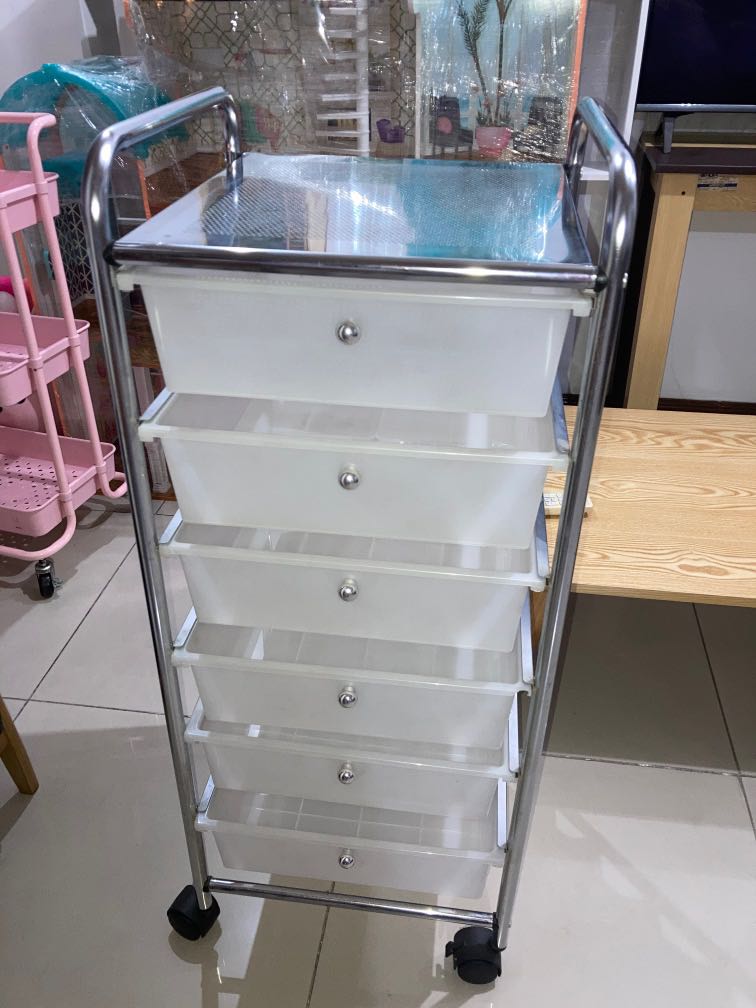 Portable Shelves with wheels, Furniture & Home Living, Furniture ...