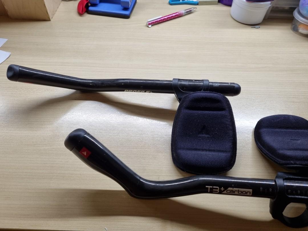 Profile Design T3+ aero bars, Sports Equipment, Bicycles & Parts ...