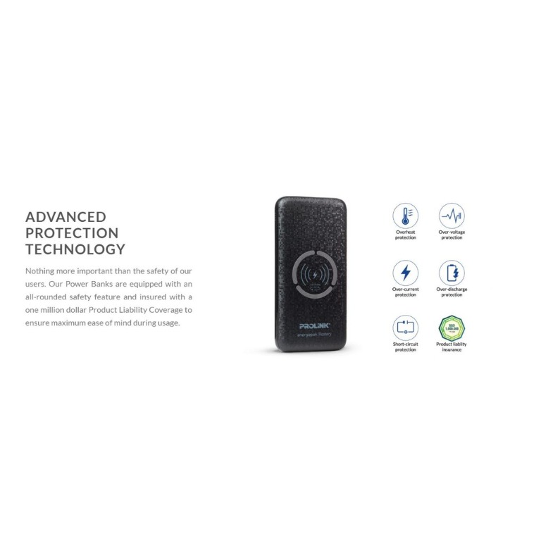 Prolink energiepak mastery Wireless Charging PD Power Bank 10000mAh ...