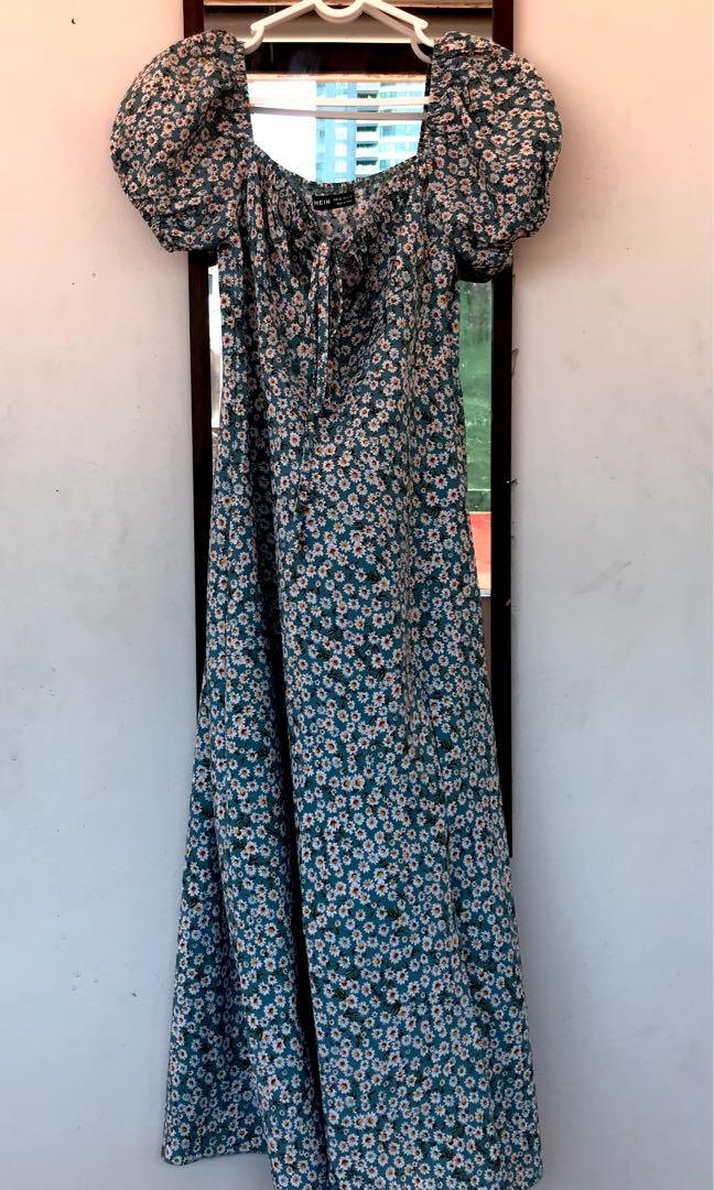 Puff Long Dress, Women's Fashion, Dresses & Sets, Dresses on Carousell