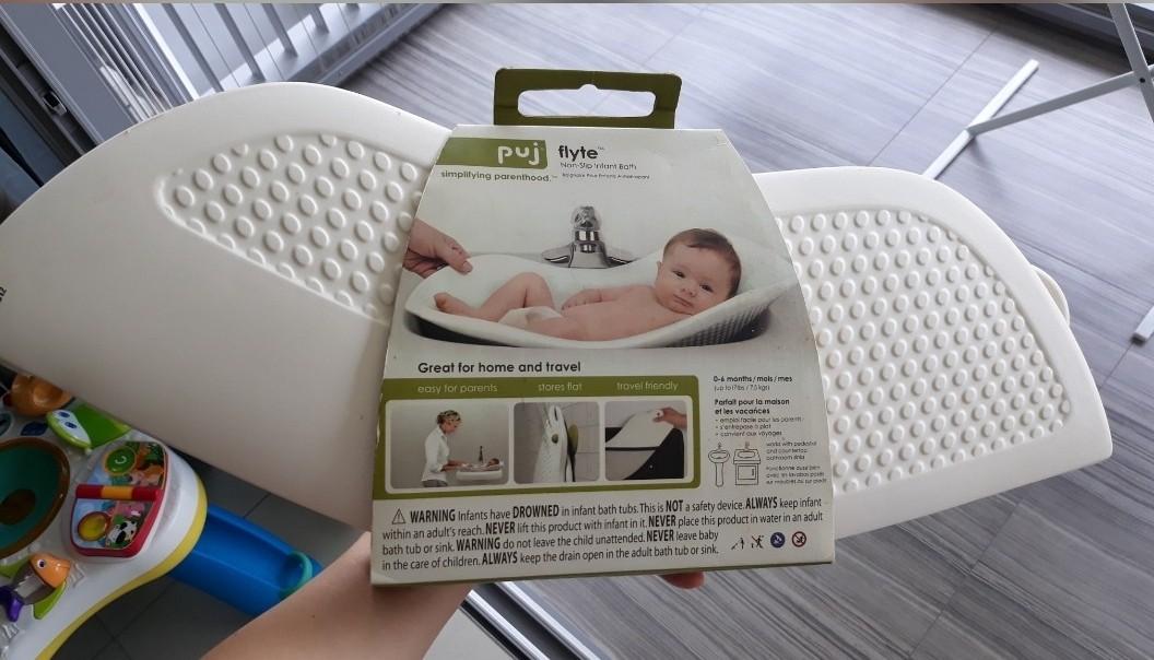 PUJ Flyte foldable bath tub, Babies & Kids, Bathing & Changing, Bathtub ...
