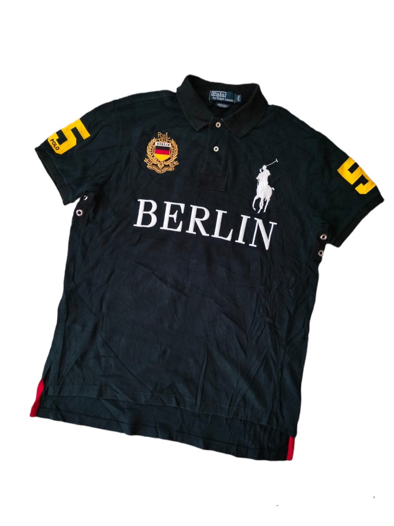 Ralph Lauren Berlin Germany Polo Shirt Longback, Men's Fashion, Tops ...