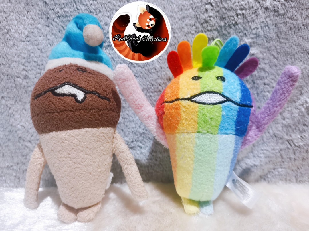 Rare Touch Detective Nameko Rainbow and Bedtime Charm Plush Set ...