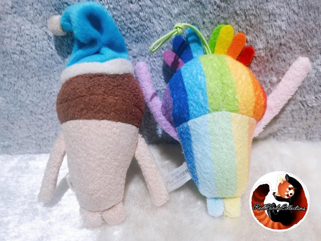 Rare Touch Detective Nameko Rainbow and Bedtime Charm Plush Set ...