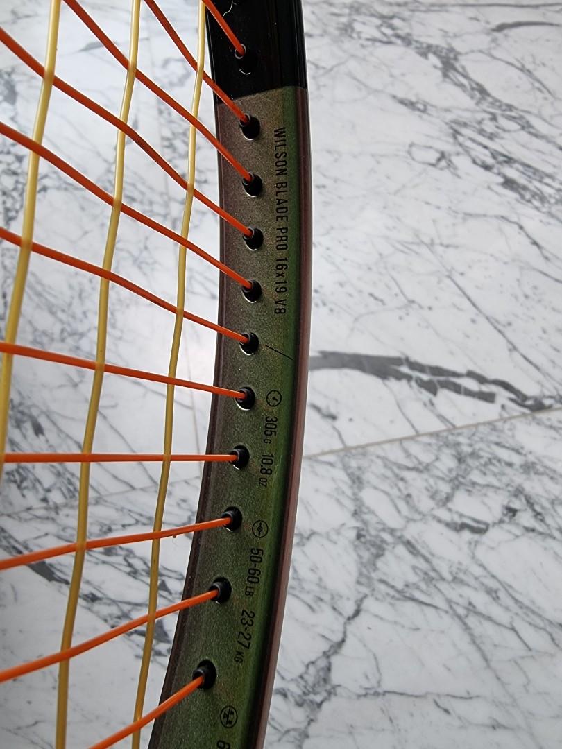 Rare Wilson Blade Pro V8 (16x19) L2, Feb 2022 racket, Sports Equipment ...
