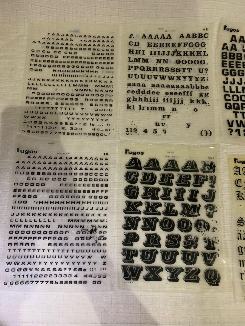 rugos alfabet, Buku & Alat Tulis, Majalah & Lainnya di Carousell