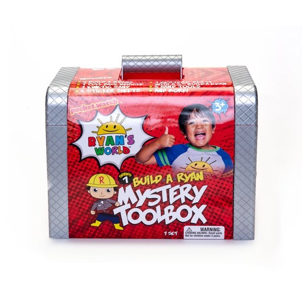 RYAN'S WORLD BUILD A RYAN M SERIES MYSTERY TOOLBOX, Hobbies & Toys ...
