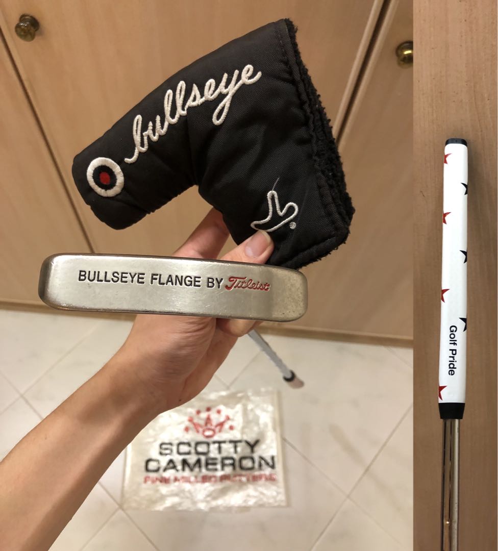 Scotty Cameron Bullseye Platinum Flange Blade Putter (35 Inches ...