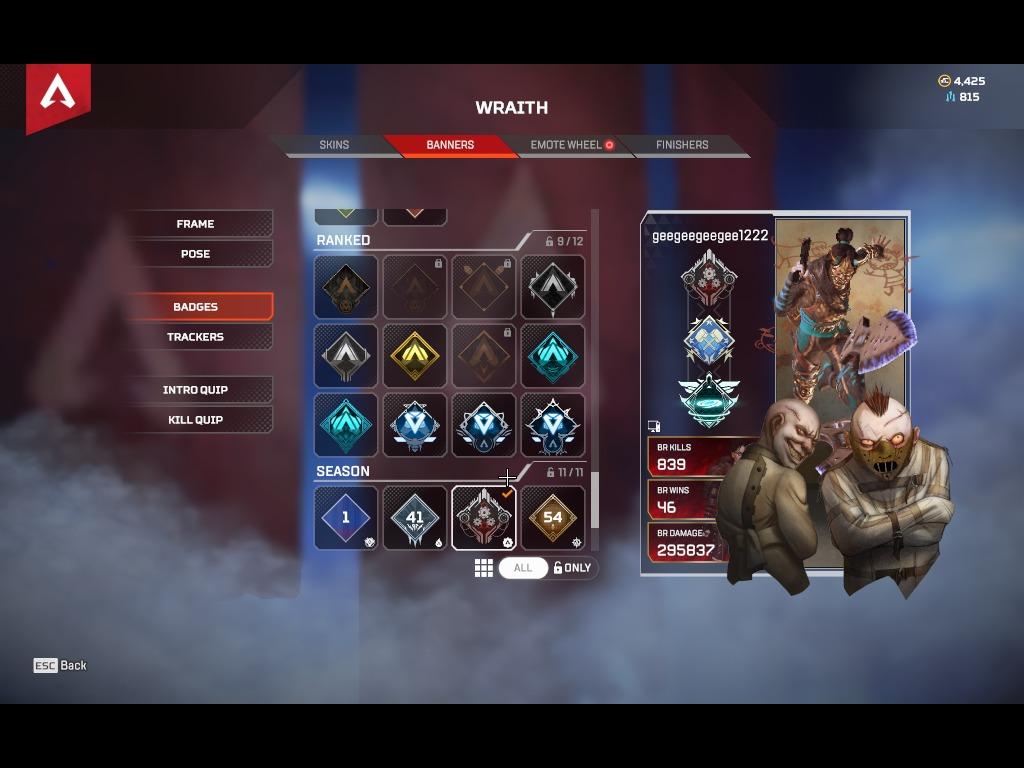 SELLING APEX LEGENDS WRAITH HEIRLOOM ACCOUNT WITH RARE FLATLINE+R99 ...