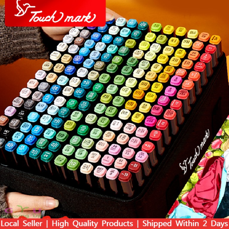 [SG stock] Touch Mark Dual Head Marker Pen Set for Art and Craft Color ...