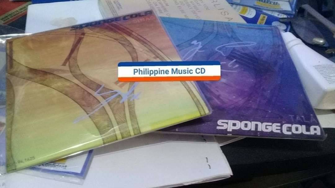 signed cd albums by Spongecola opm band member Sponge Cola Sinag Tala ...