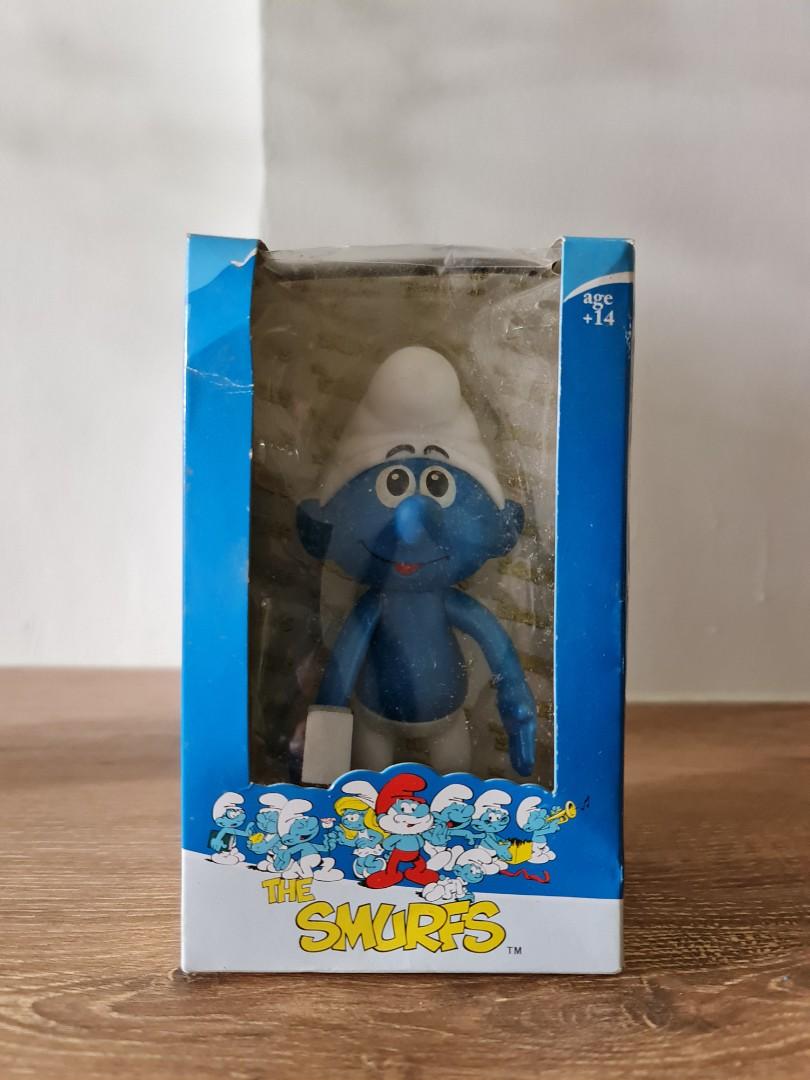 Smurf figurines collectable - Hammer Smurf packed in box with actual ...