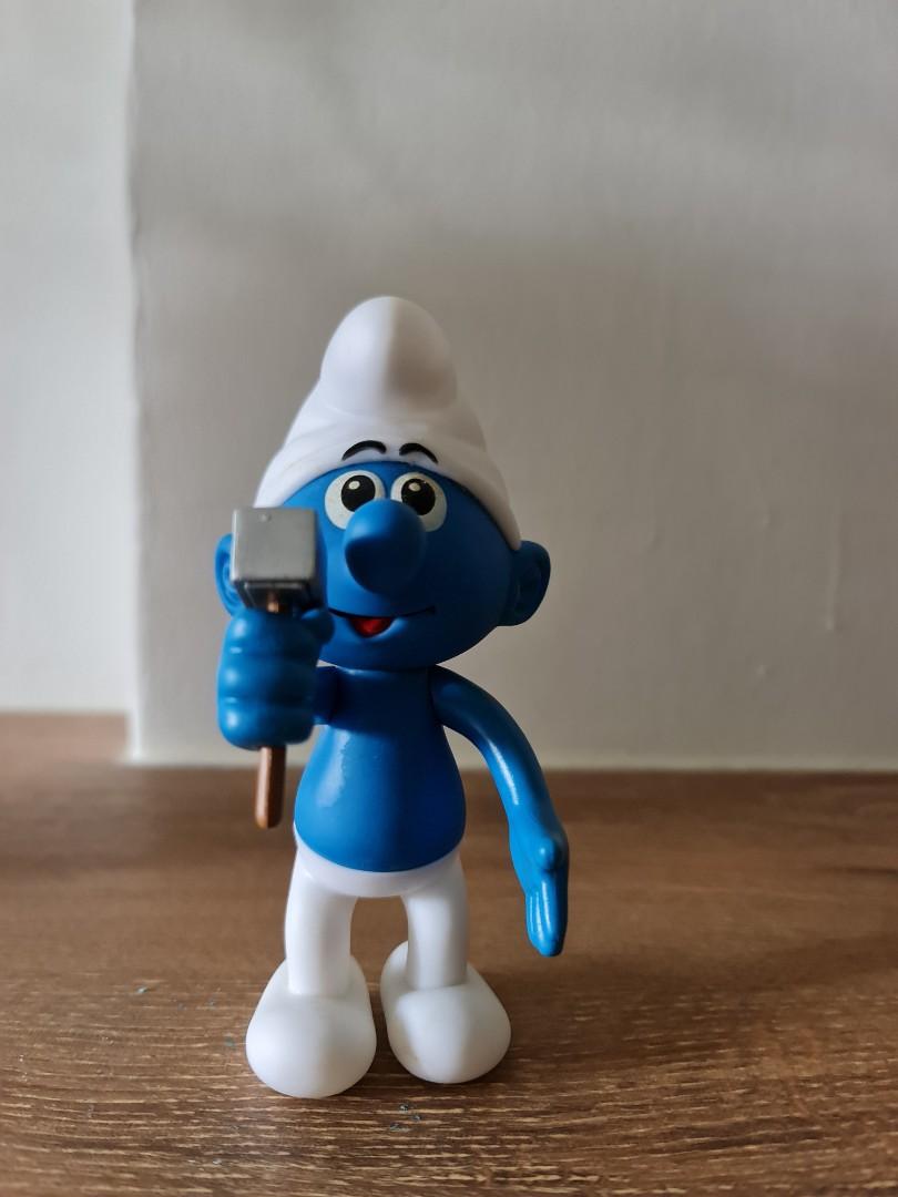 Smurf figurines collectable - Hammer Smurf packed in box with actual ...