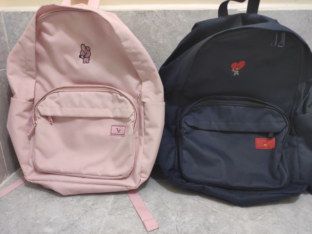 SPAO Korea BT21/BTS Tata and Cooky Backpacks, Women's Fashion, Bags ...