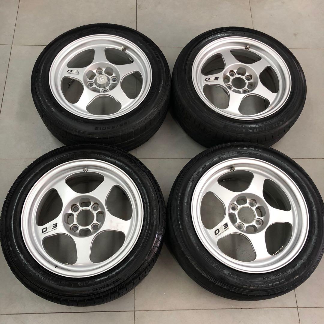 Sport Rim Evo Regamaster 15x7jj pcd100, Auto Accessories on Carousell