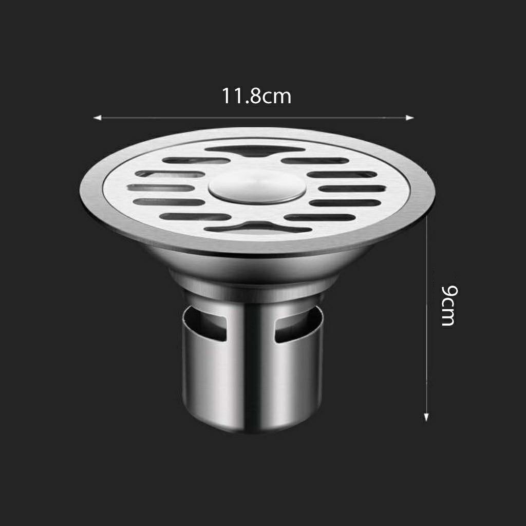 Stainless Steel Drain Bathroom Toilet Shower Yard Floor Trap Odour