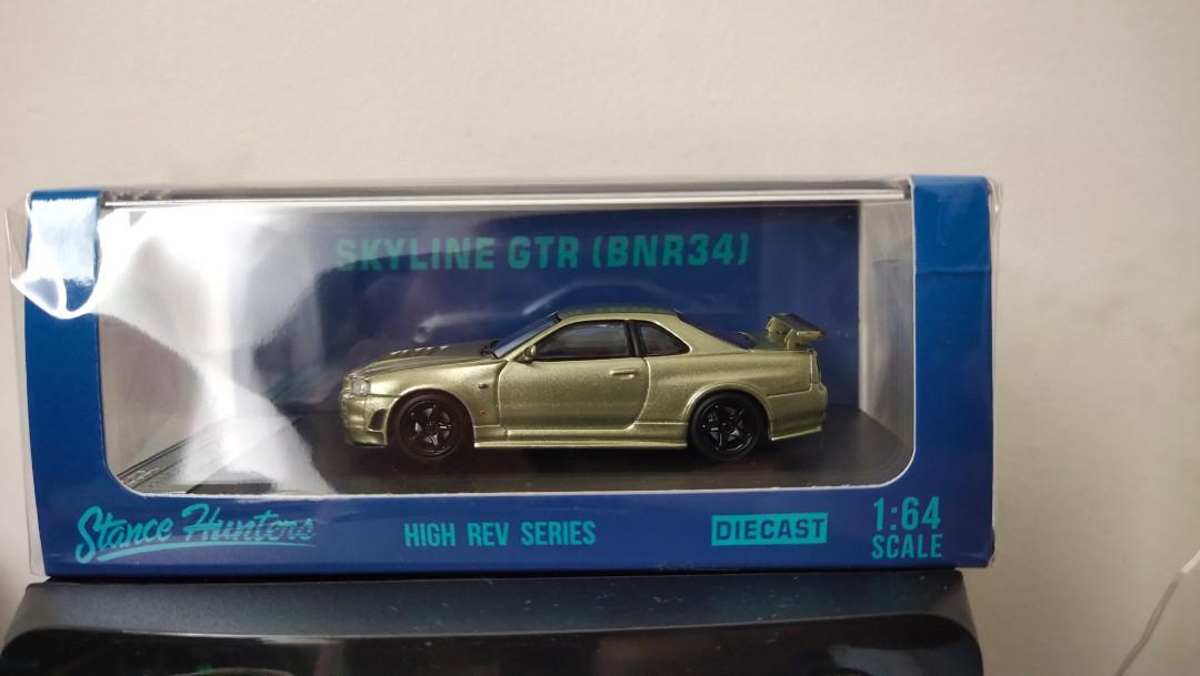 Stance Hunters Nissan Skyline GTR R34 Z-Tune Millennium Jade, Hobbies & Toys, Toys & Games on ...