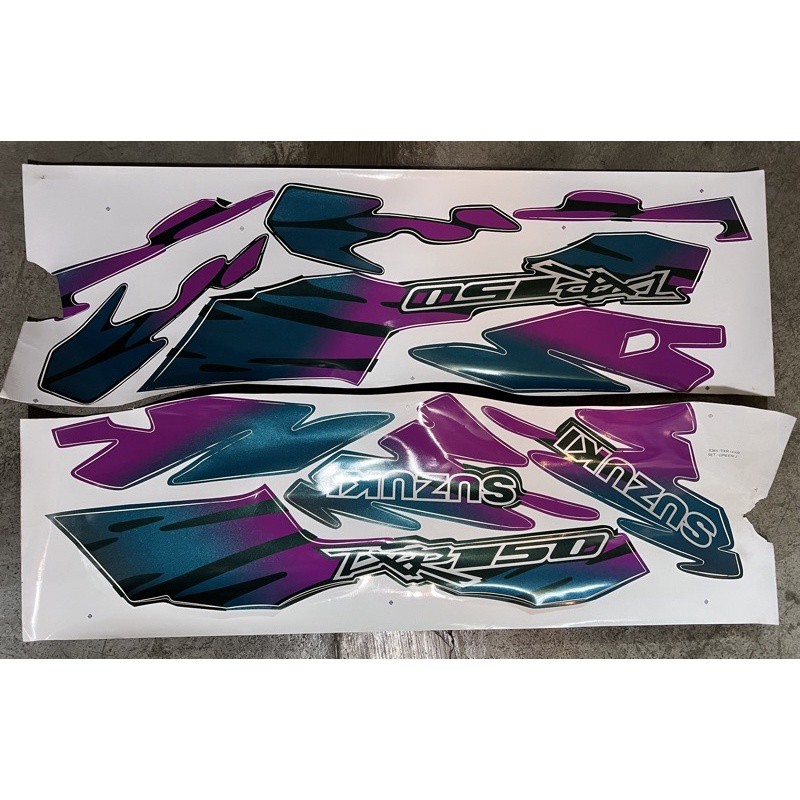 Sticker suzuki phanter gamma txr 150, Motorbikes on Carousell