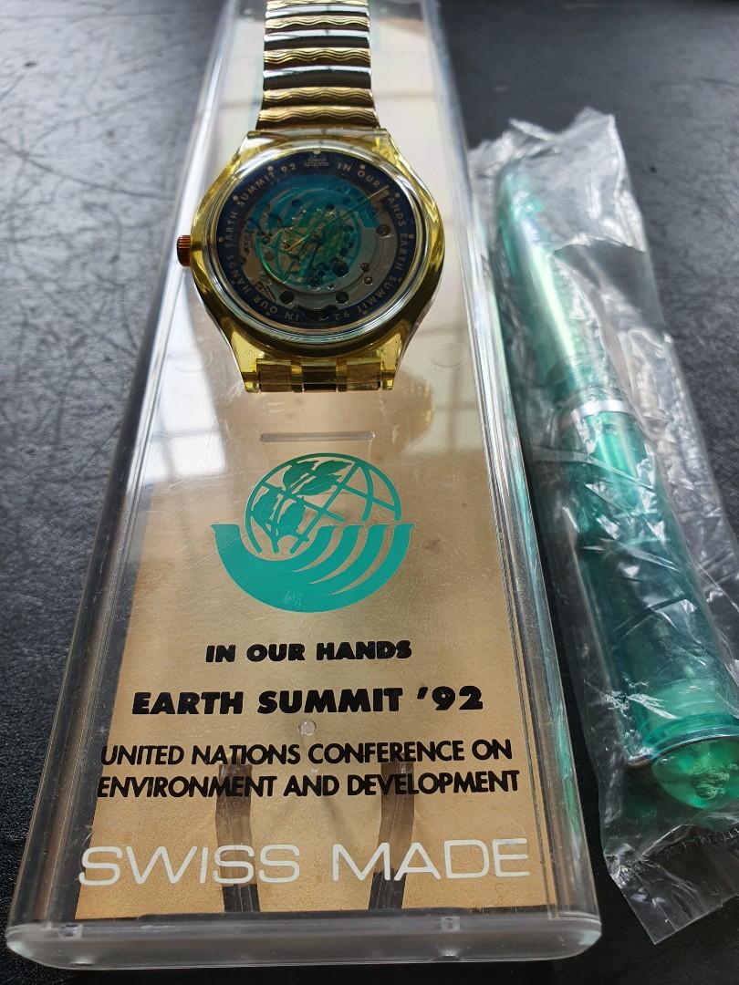 Swatch Automatic Watch (United Nations In Our Hands Earth Summit ...
