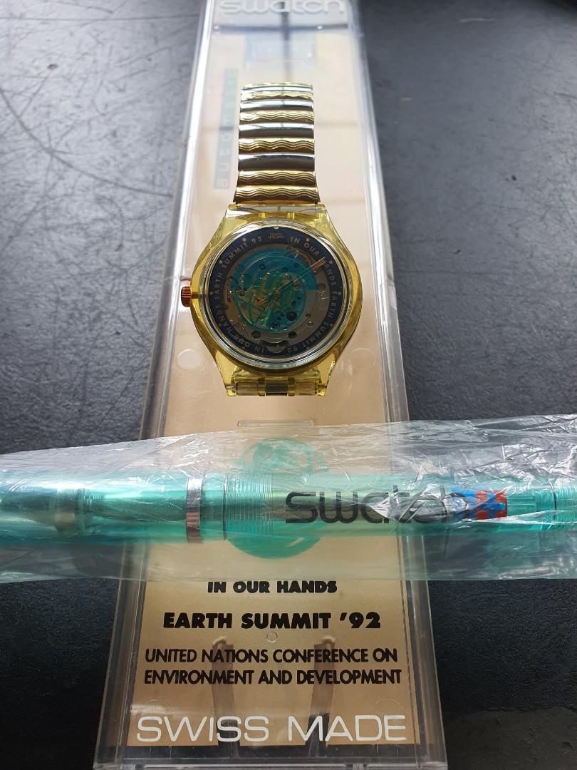 Swatch Automatic Watch (United Nations In Our Hands Earth Summit ...